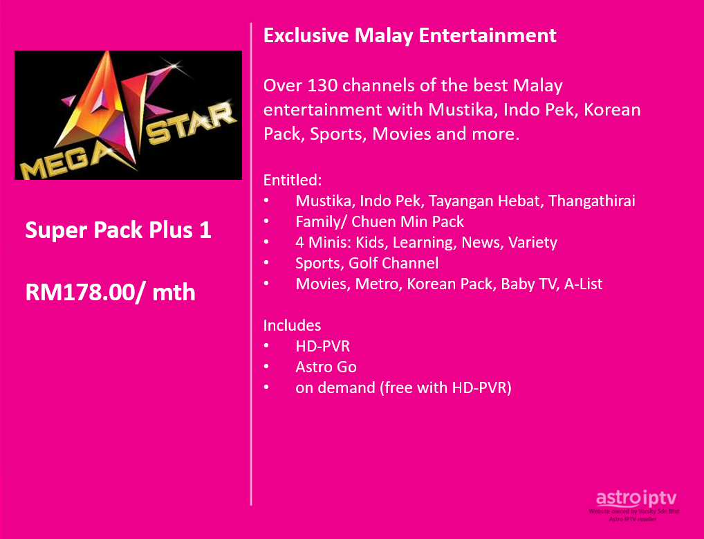 Astro Packages | Popular Astro Packages | Astro Broadband